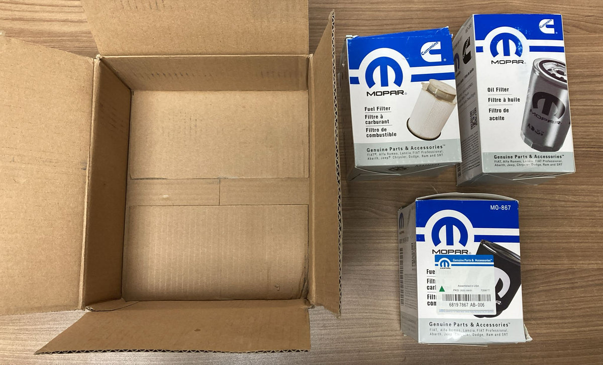 Dodge 2013-2018 Ram 6.7L Cummins Diesel Filter Set Mopar OEM (68197867 ...
